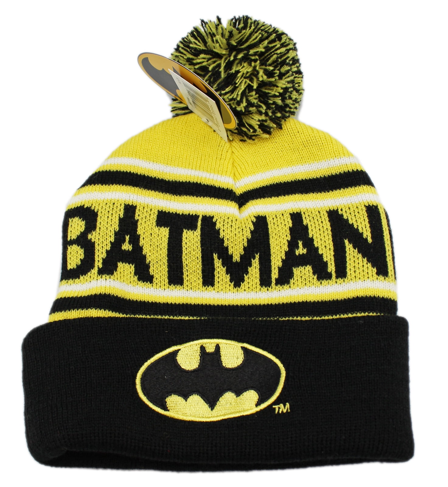 Batman - Wrap Logo Adult Cuff Beanie - Walmart.com - Walmart.com