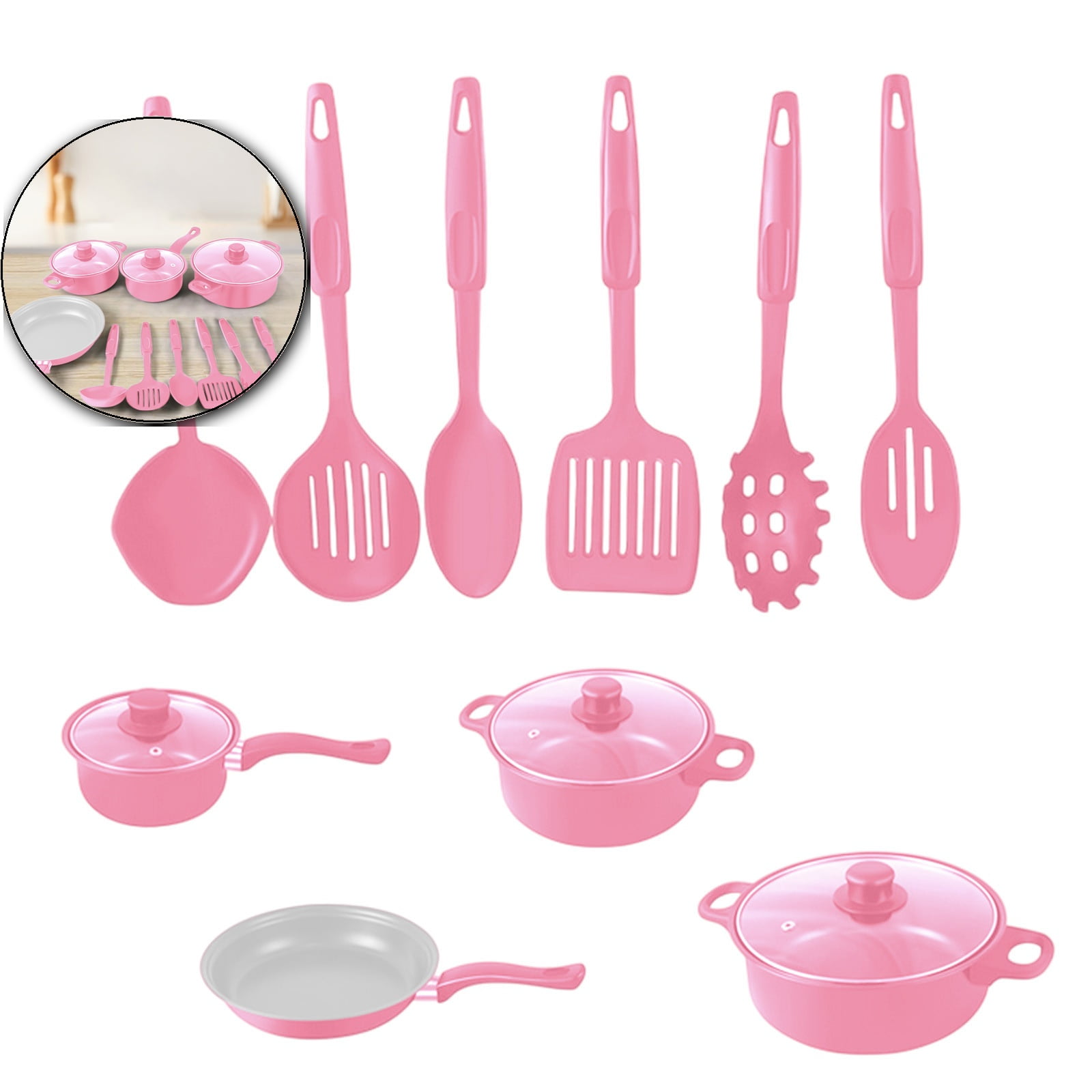 Click here for Dvruxg 13-Piece Non-Stick Cookware Set With Frying... prices