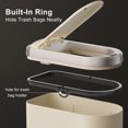 UFORU Automatic Motion Sensor Trash Can, 3.2 Gallon Plastic Slim ...