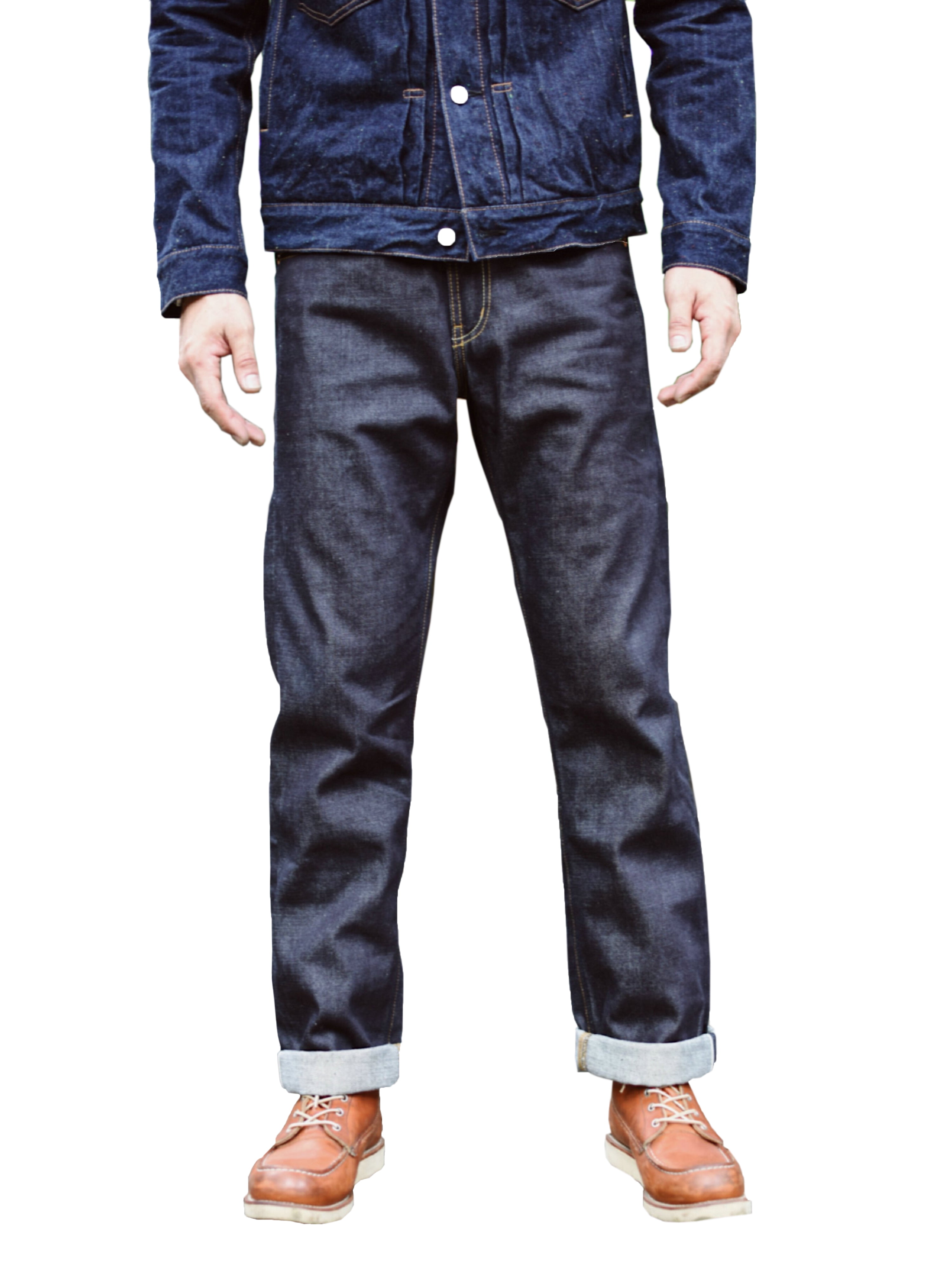 SAUCE ZHAN 316XX Men's Jeans Straight Leg Regular Fit Mid Rise ...