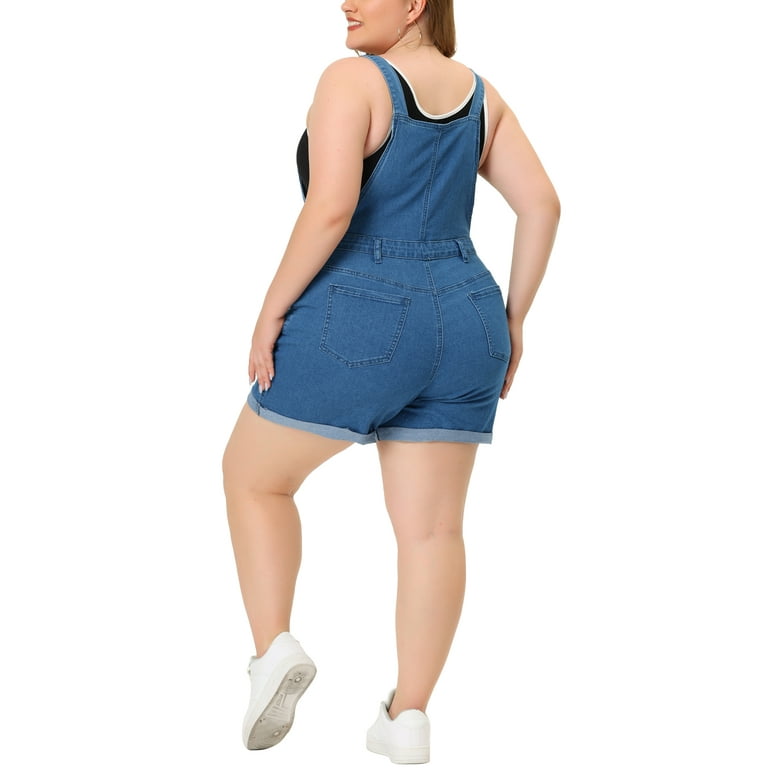 Plus Size Jumpsuit Shorts