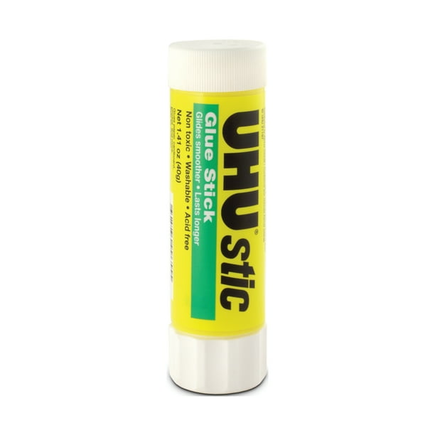 Uhu Stic Glue Sticks, Clear, 1.40 oz. - Walmart.com - Walmart.com