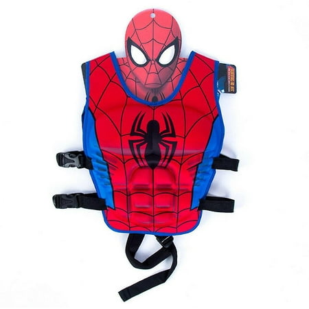 Life Jackets Kids Swimming Floating Swim Zip Vest-1-spiderman-M ...