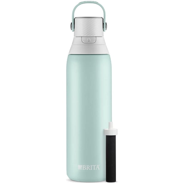 Botella de agua Brita Stainless Steel Premium de 590 ml con filtro ...