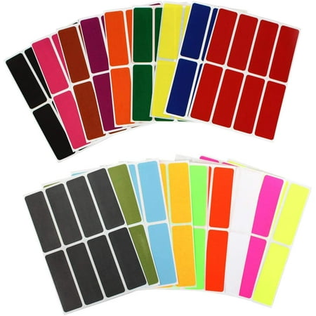 Royal Green Rectangular Colored Label Stickers in 18 Colors 1 x 3 (76mm ...