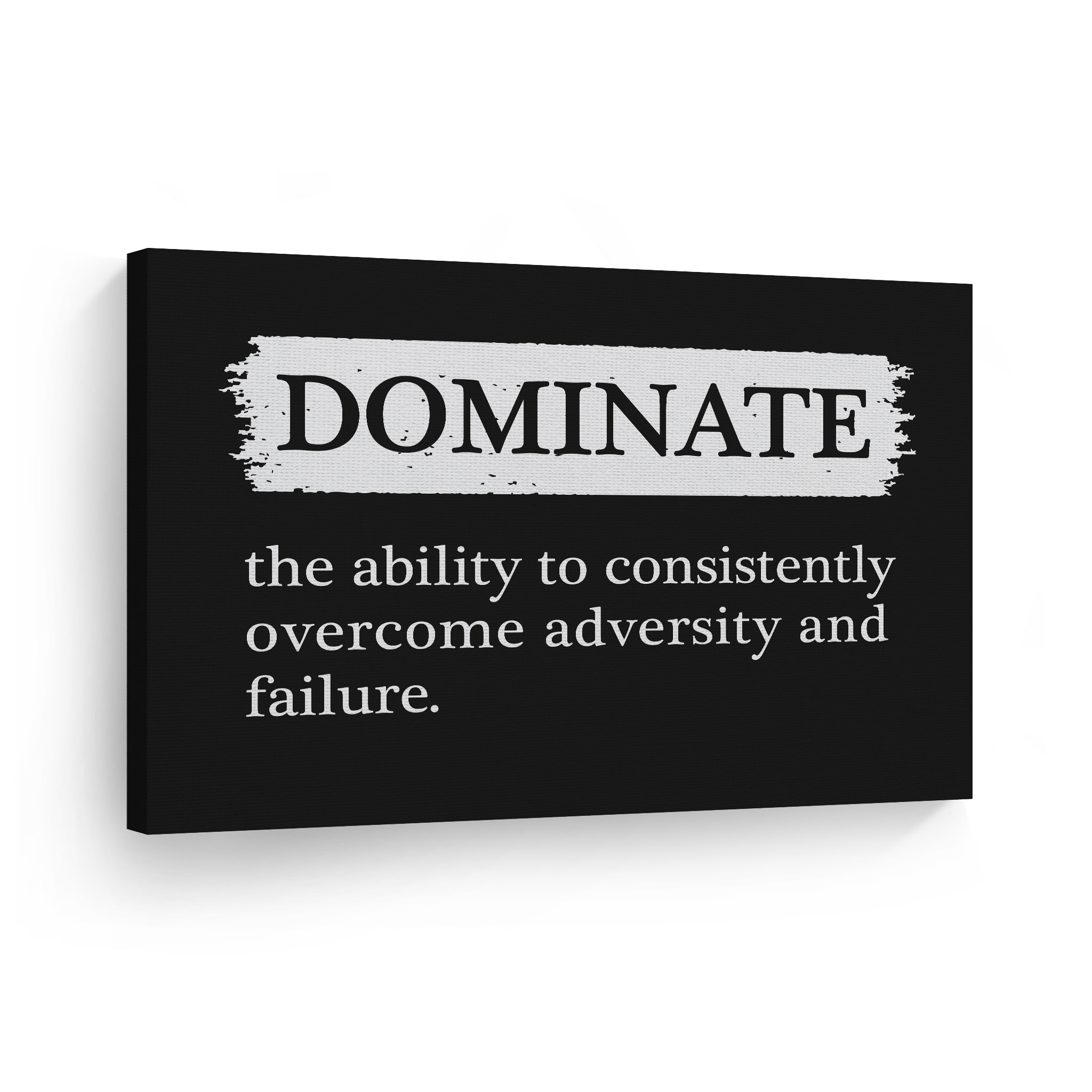 Smile Art Design Dominate Definition Black and White Motivational ...