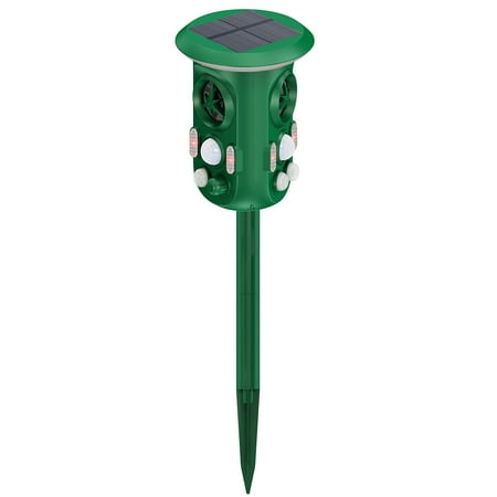 Peggybuy Ultrasonic Animal Deterrent Effective Mice Scarer for Outdoor ...