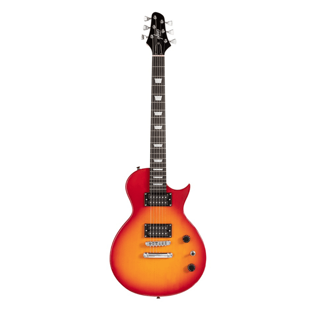 Monoprice 66 Classic V2 CHERRY Electric Guitar with Gig Bag | Walmart ...