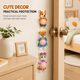 Cartoon Pet Door Bumper Stickers, Big Belly Squishy Wall Protector Pads ...