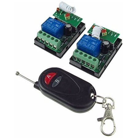 DC 12V A/B Type Transmitter Wireless Learning Remote Control Switch One ...