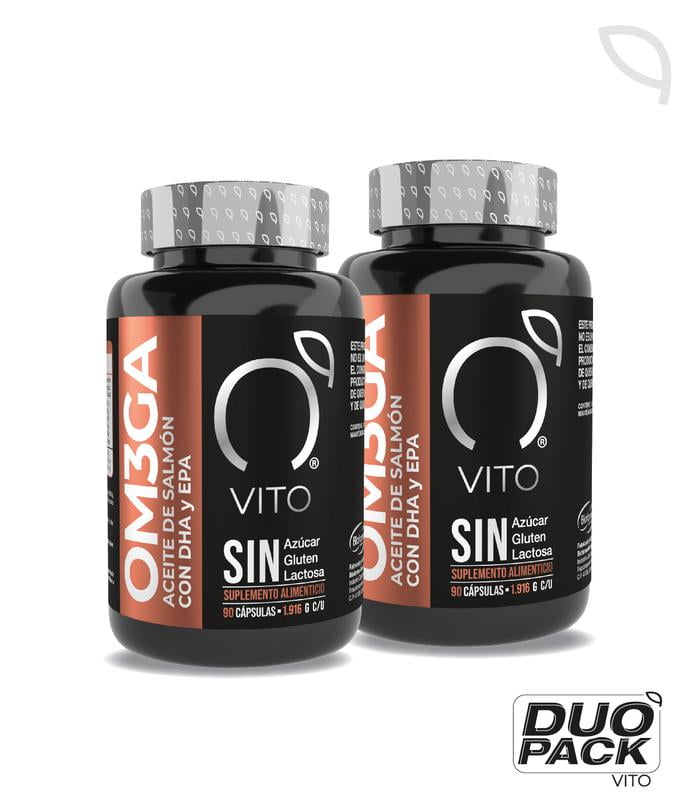 Omega 3 Duo Pack | VITO | Suplemento de Aceite de Salmón Noruego 90 ...