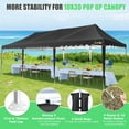 HOTEEL 10x30 Outdoor Wedding Canopy Tent, 8 Sidewalls, Heavy Duty, UPF ...