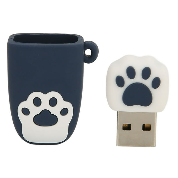 U Disk USB2.0 Hot Swap Cat Paw Shape Estilo de dibujos animados Unidad ...