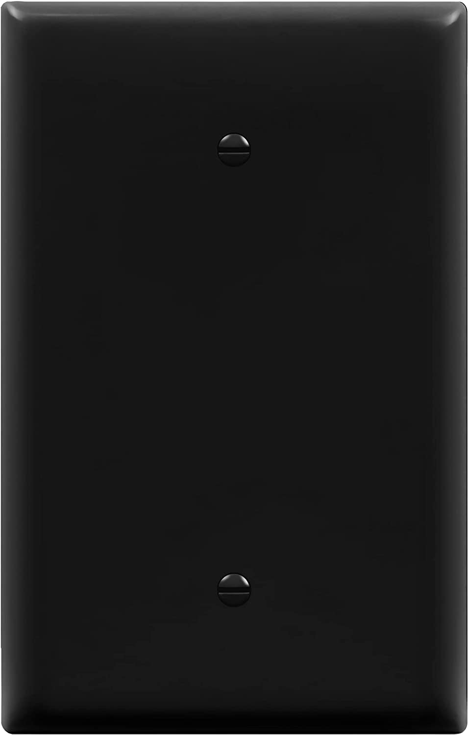 ENERLITES Blank Device Wall Plate, Jumbo Blank Cover, Gloss Finish ...