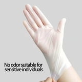 XMMSWDLA 200pcs Plastic Gloves | BPA & Latex Free Perfect Food Handling ...