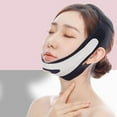 Facial V-Face Band with Chin Point Design for Women Beauty Tools (Black ...