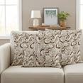 Beige Cartoon Cats Throw Pillow Covers 16 x 16 Inch Pillow Covers Set ...