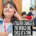 JennyGems Teacher Changes the World Wood Sign, Inspirational Classroom ...