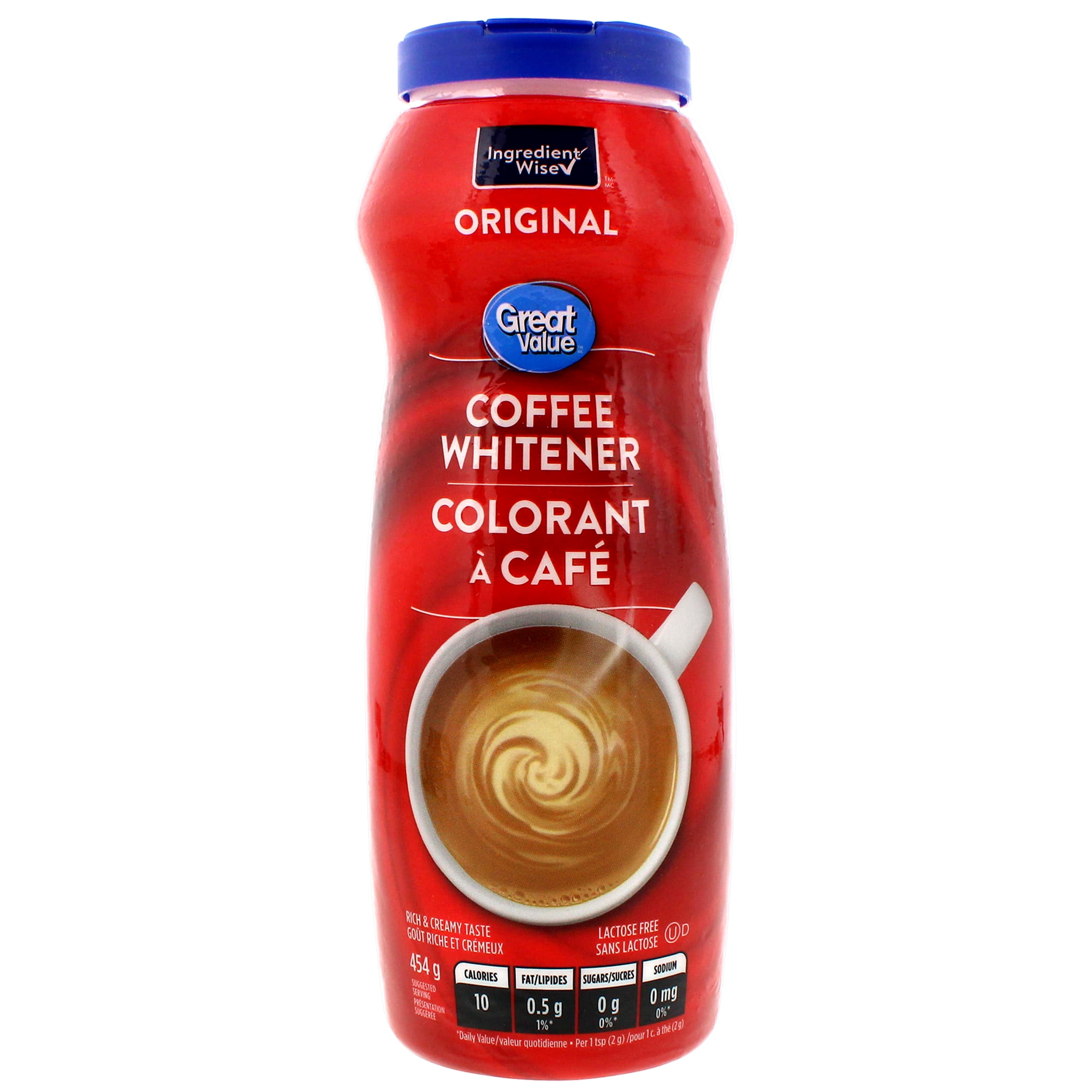 Click here for Great Value Coffee Whitener 454 G prices