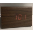 OLIVE- Gearonic Tm Modern Triangle Wood Wooden Alarm Digital Desk Clock ...