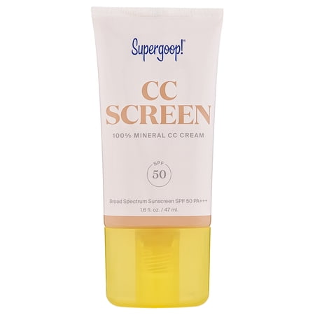 Supergoop CC Screen 100% Mineral CC Cream SPF 50 1.6 fl oz / 47 ml 226W ...