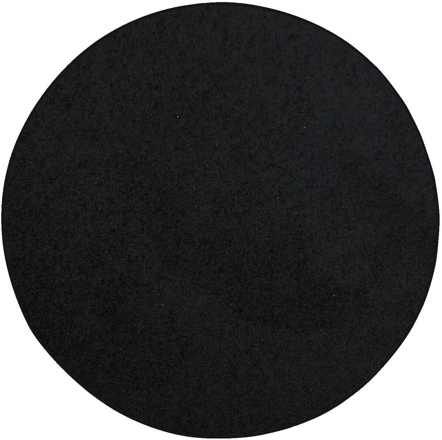 Furnish My Place DC Custom Rug - 2 ft. Round, Black, Indoor Rug for ...