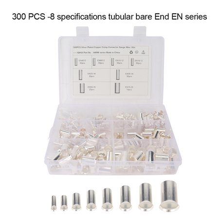 300 Pieces Wire Ferrules Practical 8 Specification Ferrule Connectors ...