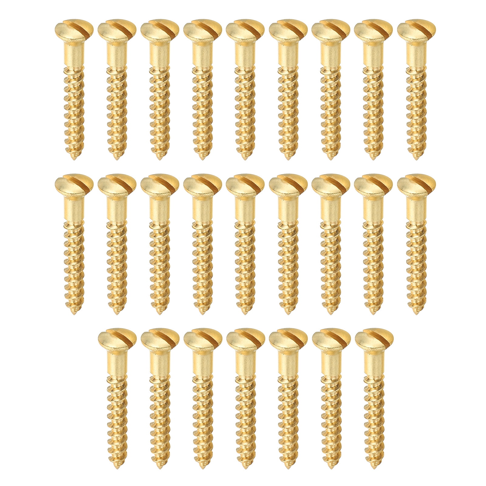 Click here for Uxcell M3.5 X 25mm Slotted Wood Screw  25 Pack Sol... prices