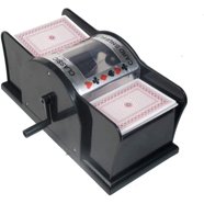 Quiet Hand Cranked Playing Card Shuffler Machine (2-Deck) - Walmart.com