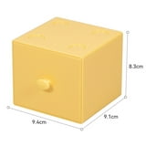 Block Cube Shape Storage Box - High Capacity, Drawer Type with Handle ...