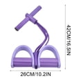 AuroraX Leg Resistance Band with Pedal Full Body Workout Bands ...