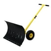 Best Choice Products 36in Galvanized Blade Hand Snow Pusher w/ 2 Wheels ...