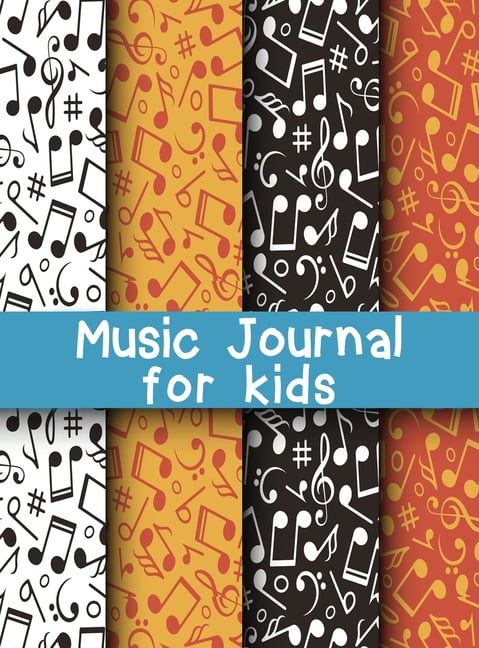 Music Journal for Kids: Dual Wide Staff Manuscript Sheets and Wide ...