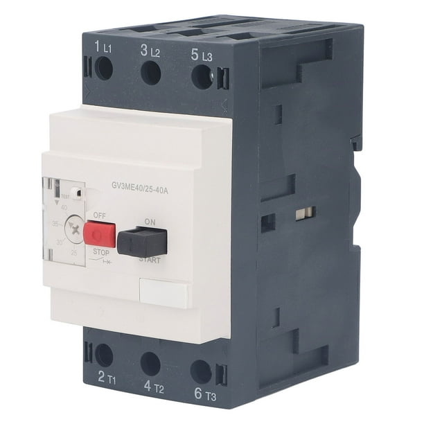LLC Motor Circuit Breaker Manual Large Current Rail Mounted Protection ...