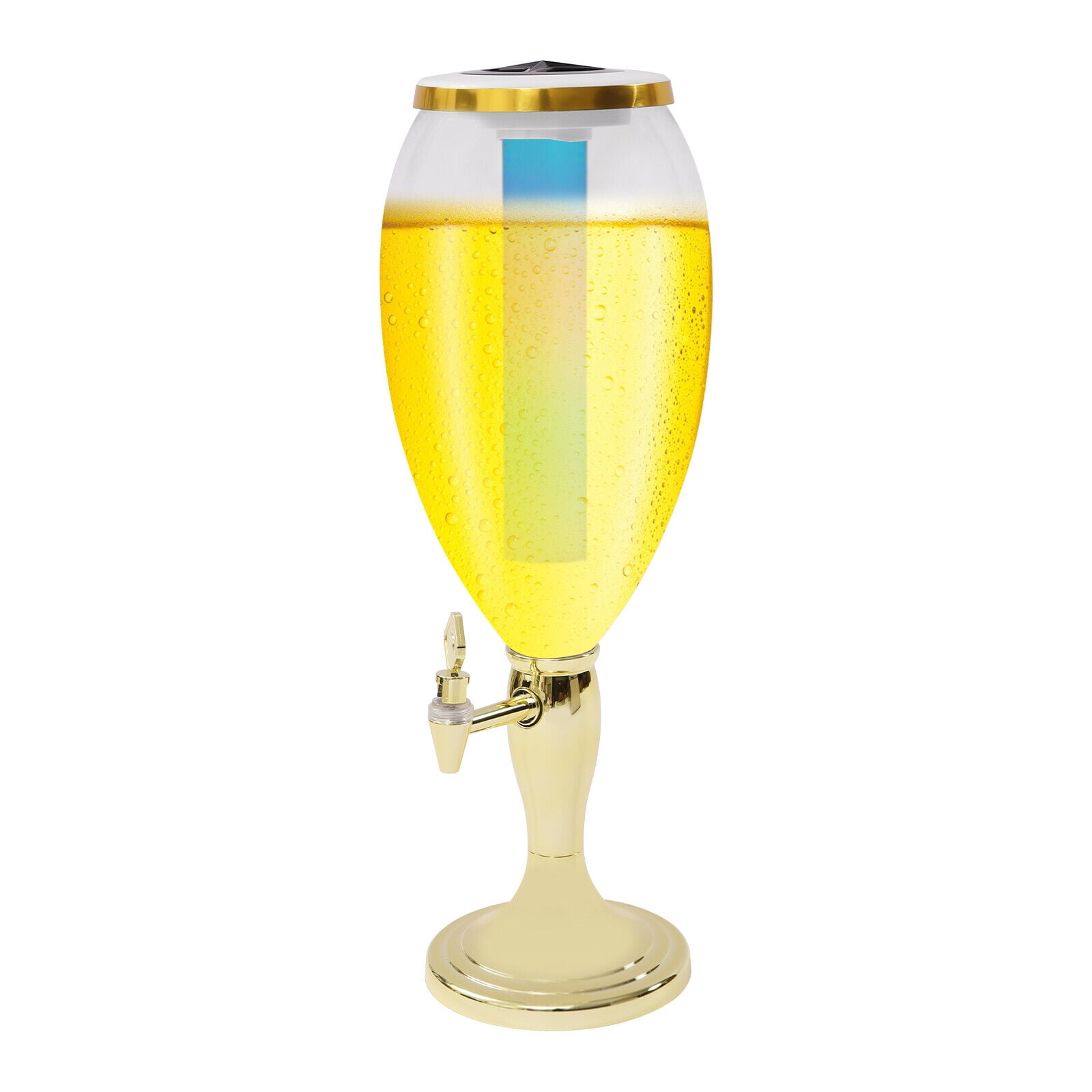 DENEST 5L Bar Draft Beer Tower Drink Beverage Dispenser LED Cold Juice ...