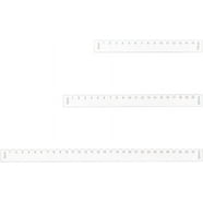 sunsanly Acrylic Template Ruler DIY Wallet Handcraft Ruler Clear Easy ...