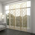 DecMode 79" x 57" Brass Metal Modern Room Divider Screen - Walmart.com