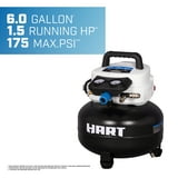 Hart 6 Gallon 1.5 HP Pancake Air Compressor - Walmart.com