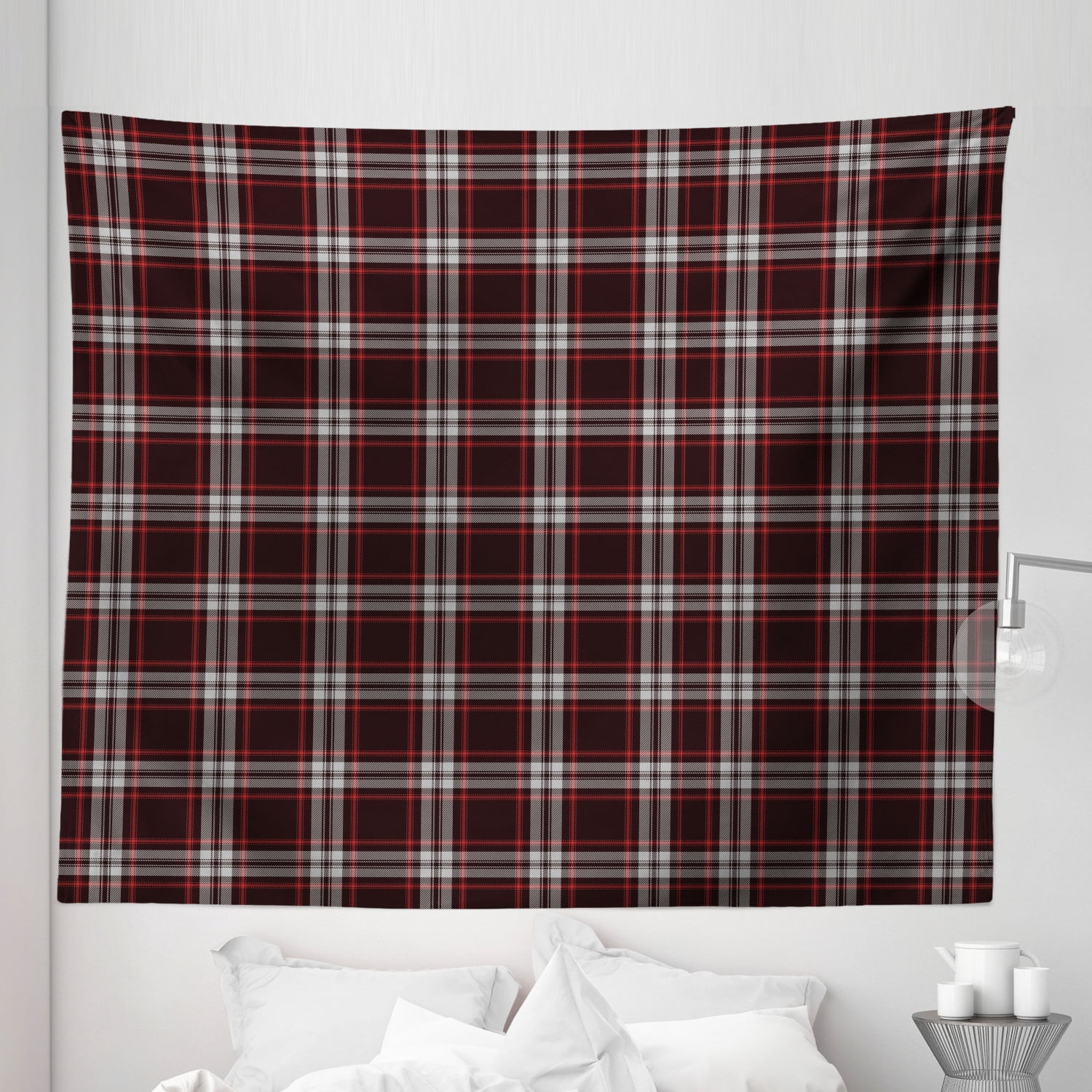 Plaid Tapestry, Composition of Traditional Scottish Geometric Elements ...