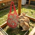 5pcs Chicken Vegetable Hanging Feeder, TSV Reusable Poultry String Bag ...