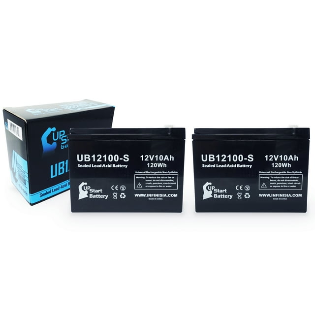 2x Pack - Neuton Mowers E0683-310W Battery Replacement - UB12100-S ...