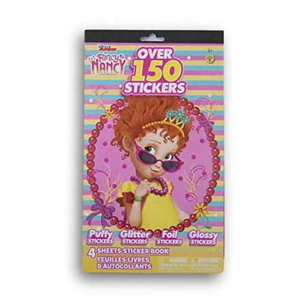 Peachtree Playthings Fancy Nancy 4 Sheet Sticker Book - 150+ Stickers ...