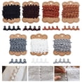 35 Yards 7 Colors Polyester Braid Trims with Elastic Button Loops ...