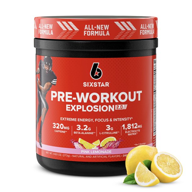 Pre-Workout Powder Six Star Preworkout Explosion 2.0 30 unidades ...
