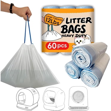 30PCS Litter Box Waste Bags Fit for Litter Box 3 and 4, Liner Bags ...