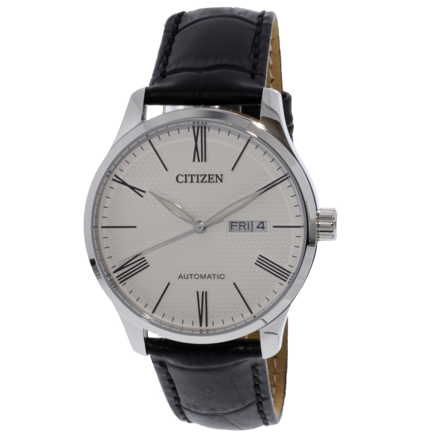 Click here for Citizen Mens Automatic Nh8350-08a Silver Leather H... prices