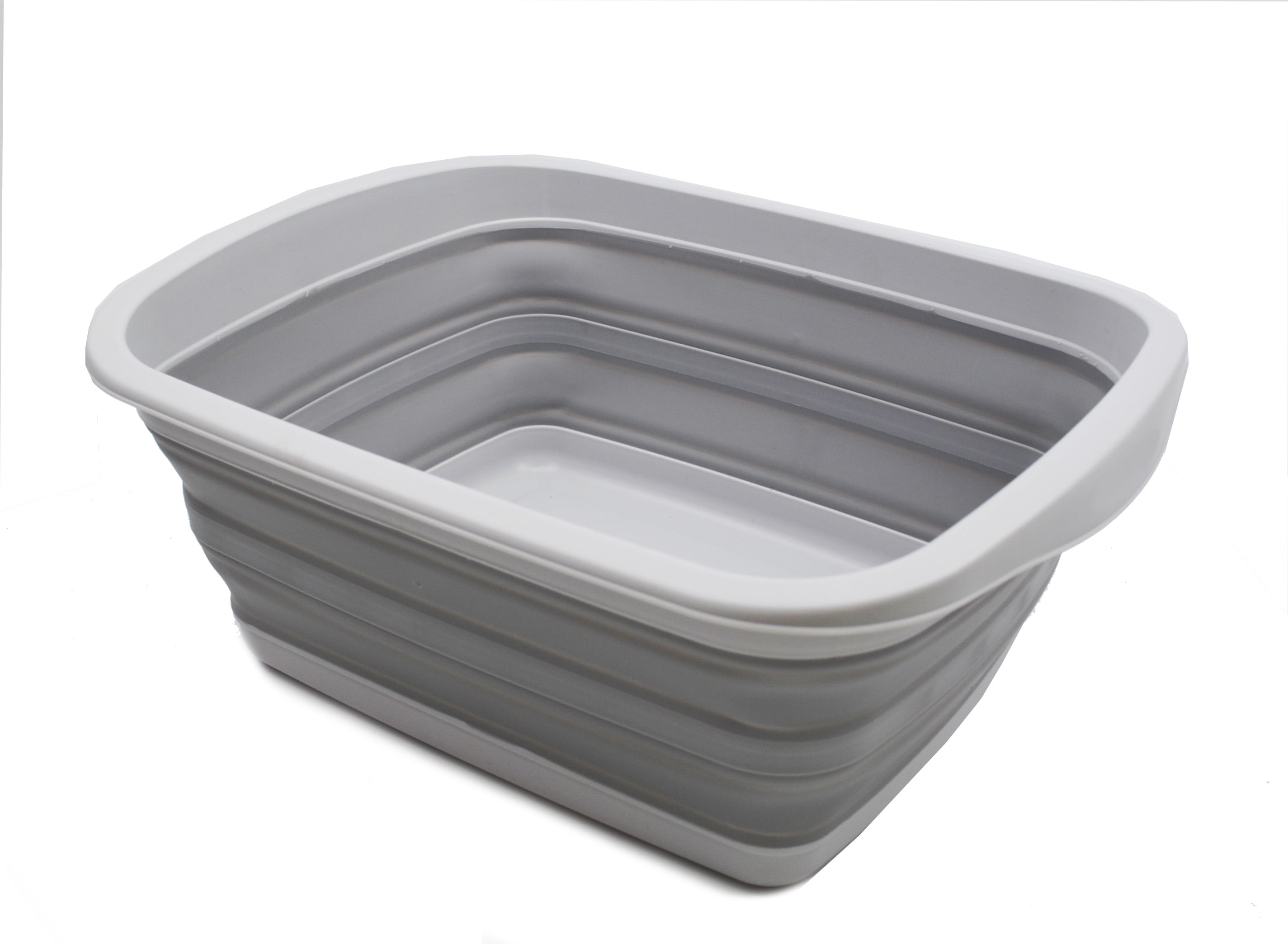 SAMMART 10L (2.6 Gallon) Collapsible Tub-Foldable Dish Tub-Portable ...