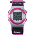 WobL Pink Wrist Vibrating Watch with Timer, Alarm Function, and Button ...