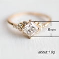 DESIGNICE Luxury Gold Ring for Women Engagement Ring Elegant Simple ...