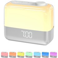 Lumie Bodyclock Glow 150 LED Wake-up Light Sunrise Alarm Clock, Sunset ...
